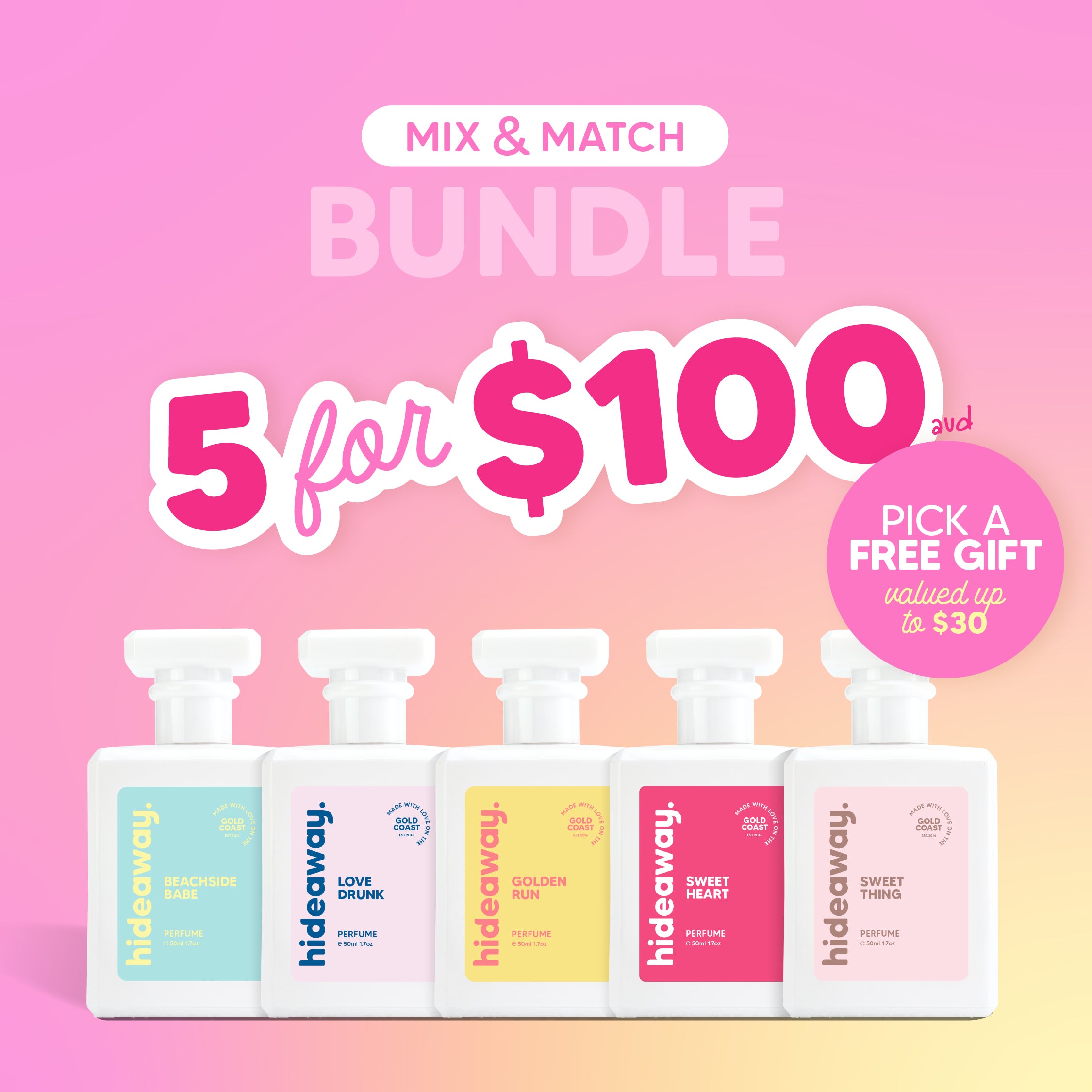 Perfume Range – Hideaway